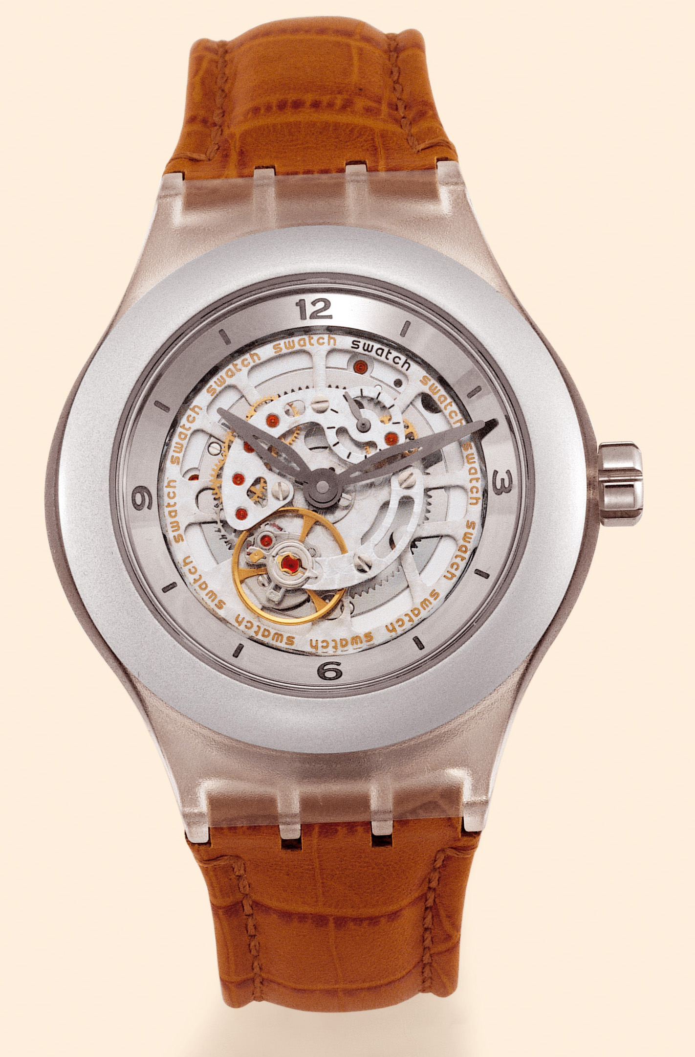 La Cote des Montres : Enchères So-called "Caroussel” Swatch, “Diaphane ...