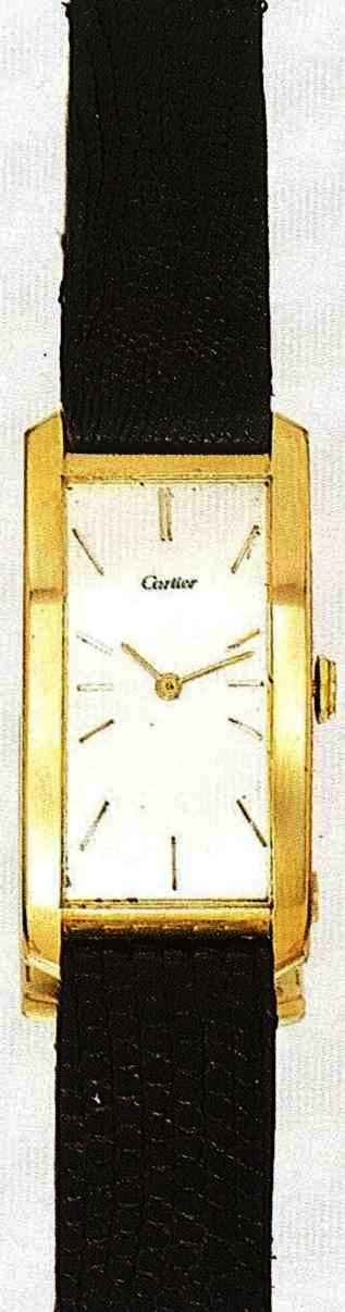 La Cote des Montres : Enchères Cartier "Jumbo Tank Curvex", N°86491 ...