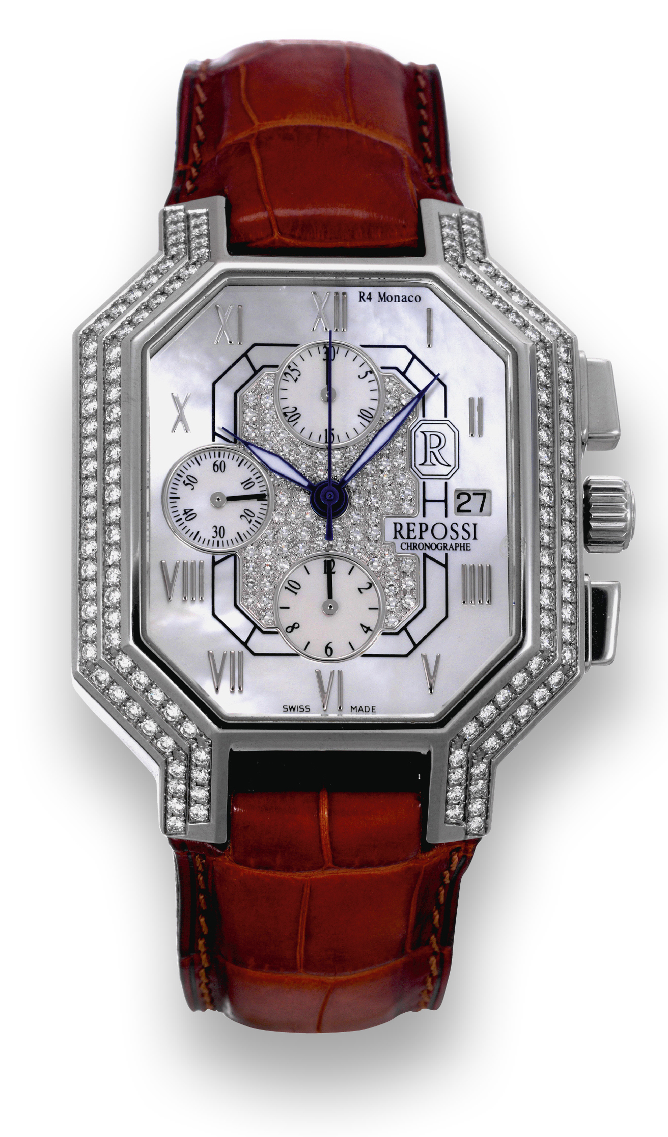 La Cote des Montres : Enchères Repossi, N°55, Ref. R4SA, “Chronographe ...