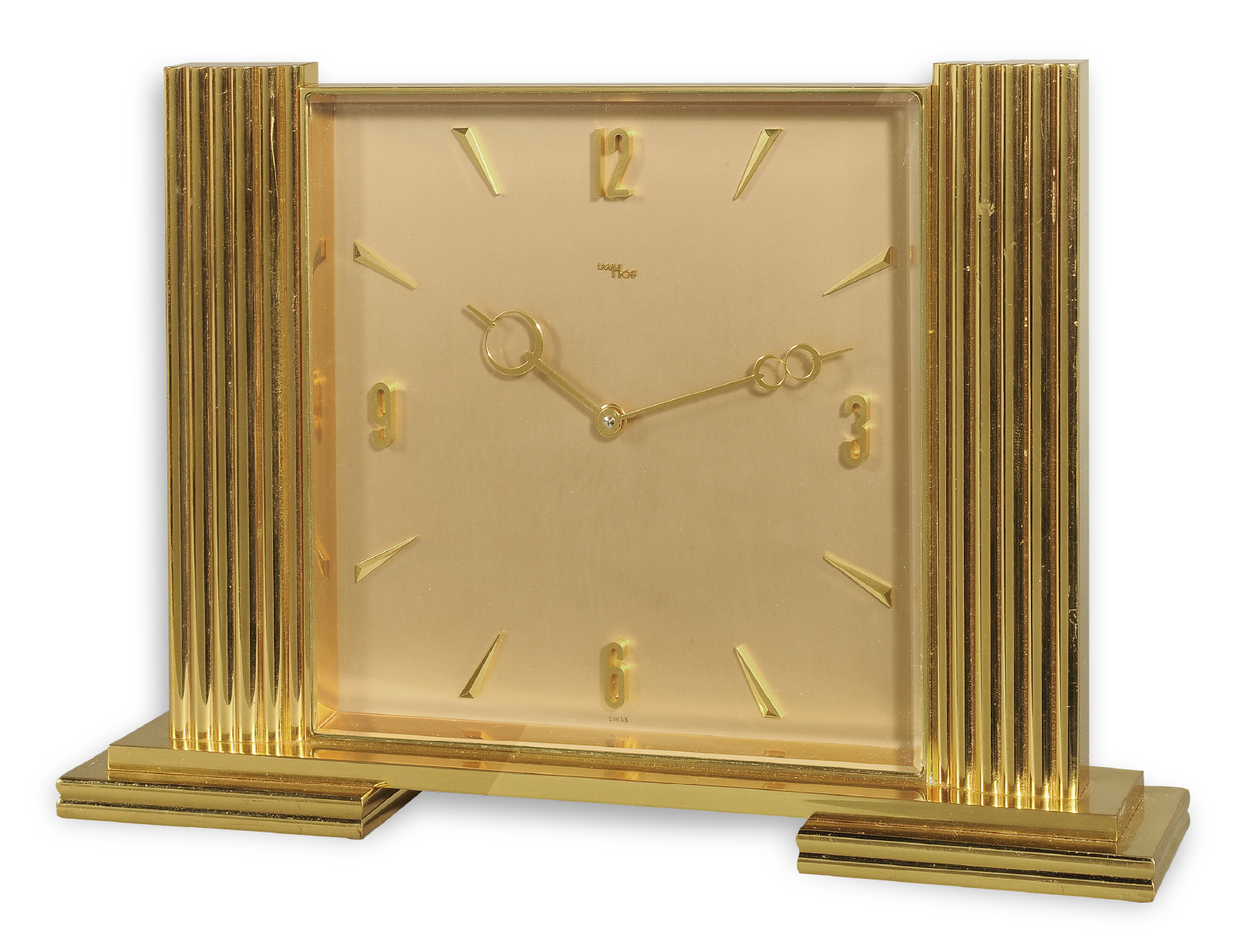 La Cote des Montres : Enchères Imhof Mantel Clock Imhof, Swiss, N°80330 ...