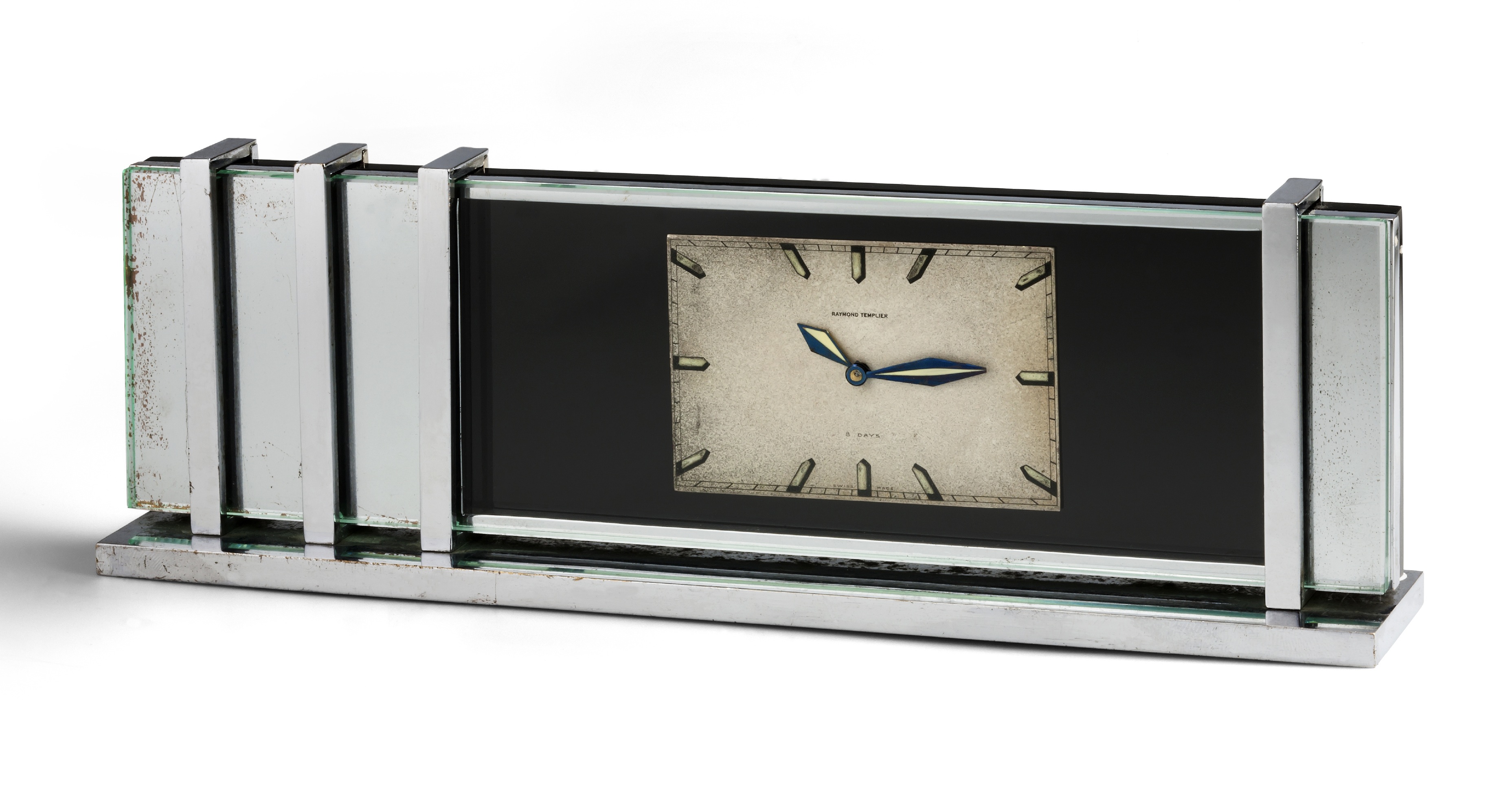La Cote des Montres : Enchères Art Deco Clock designed by Raymond ...