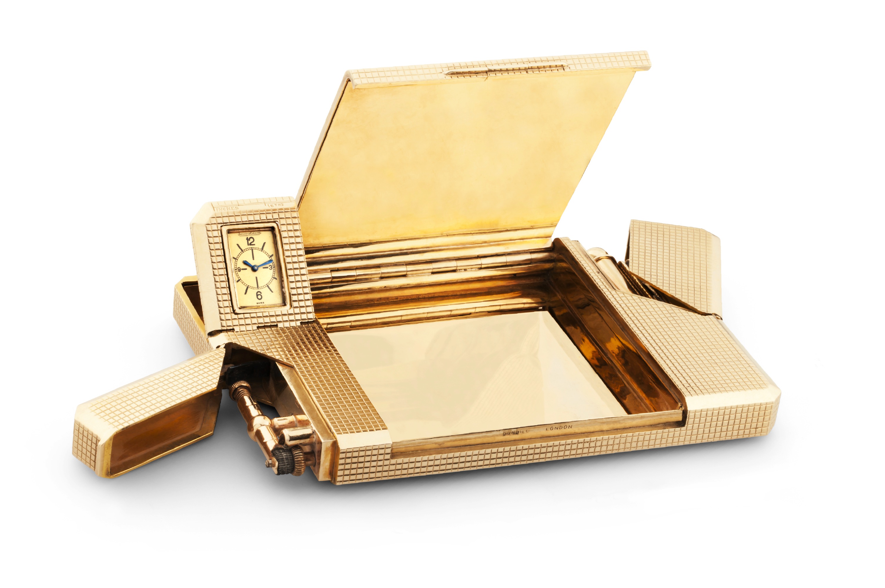 La Cote des Montres : Enchères Jaeger-Le Coultre for Dunhill - Gold ...
