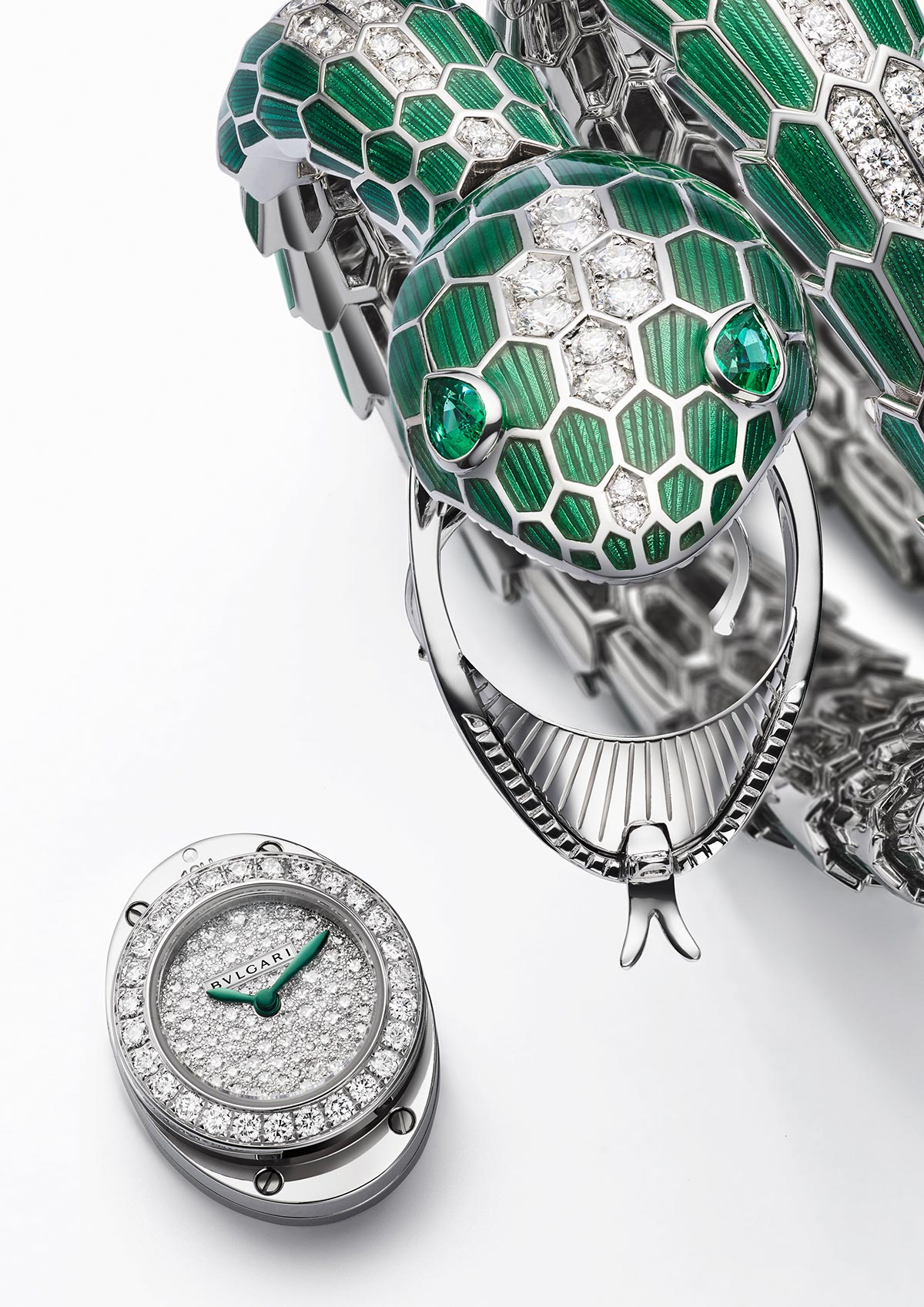 La Cote des Montres: Bvlgari Serpenti Misteriosi High Jewellery Secret ...