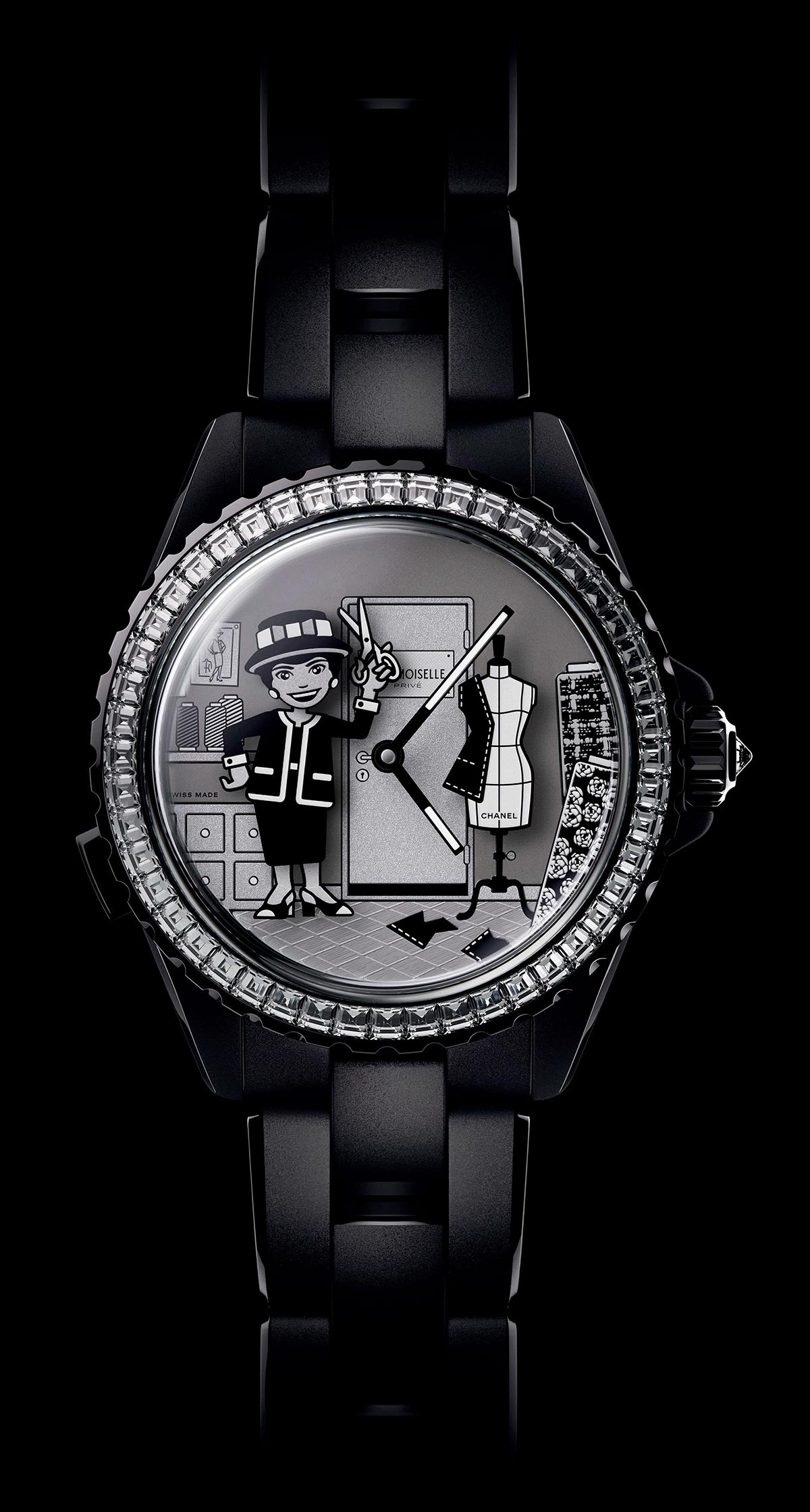 La Cote des Montres: J12 Couture Workshop Automaton Caliber 6 Watch ...