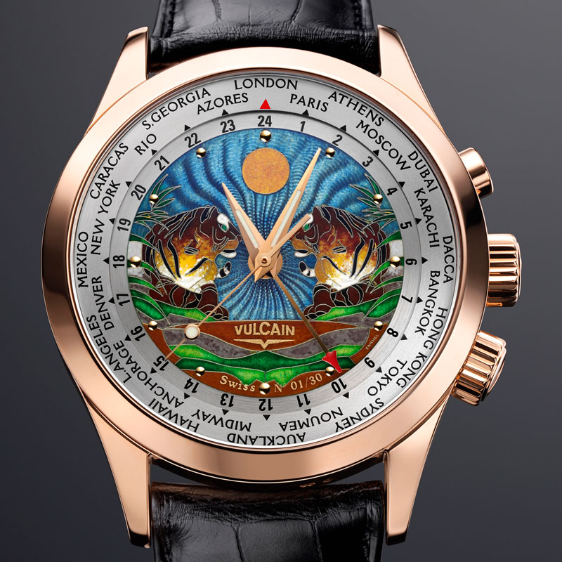 La Cote des Montres : Vulcain Cricket Aviator Dual-Time Quantième. : Le ...