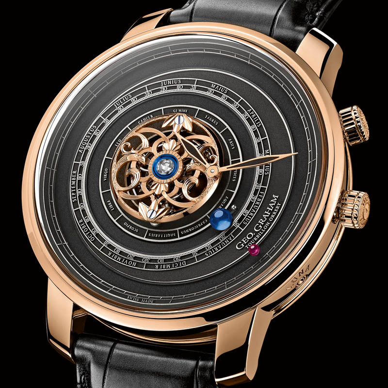 La Cote des Montres : La montre Geo.Graham Tourbillon Orrery - 1713 ...
