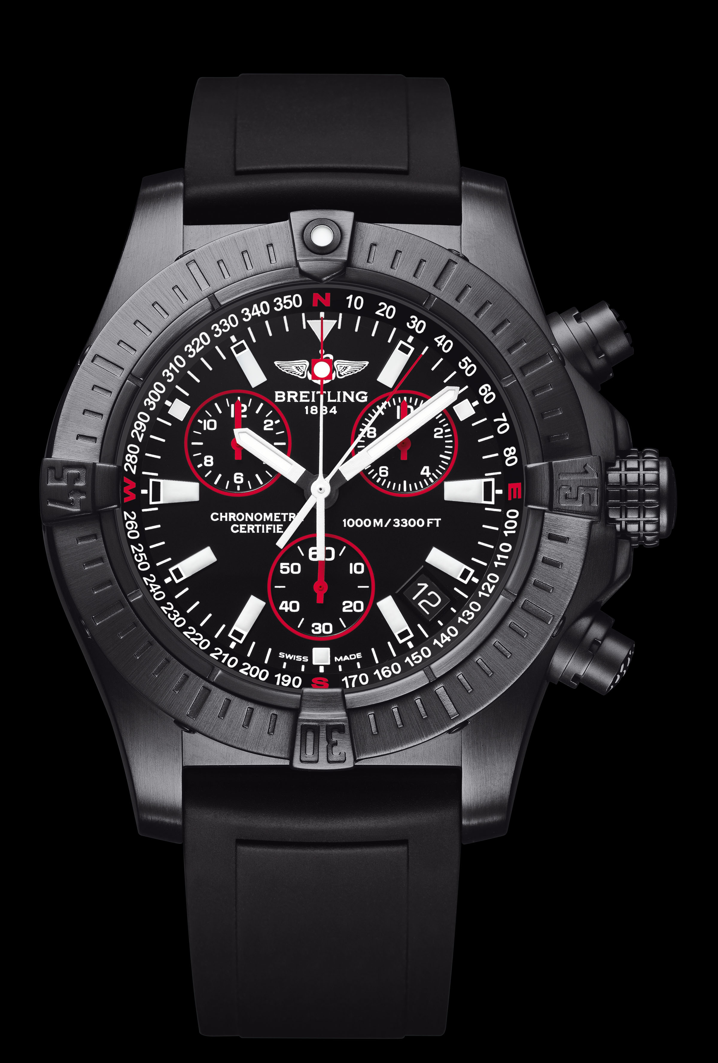 La Cote des Montres : La montre Breitling Avenger Seawolf Chrono ...