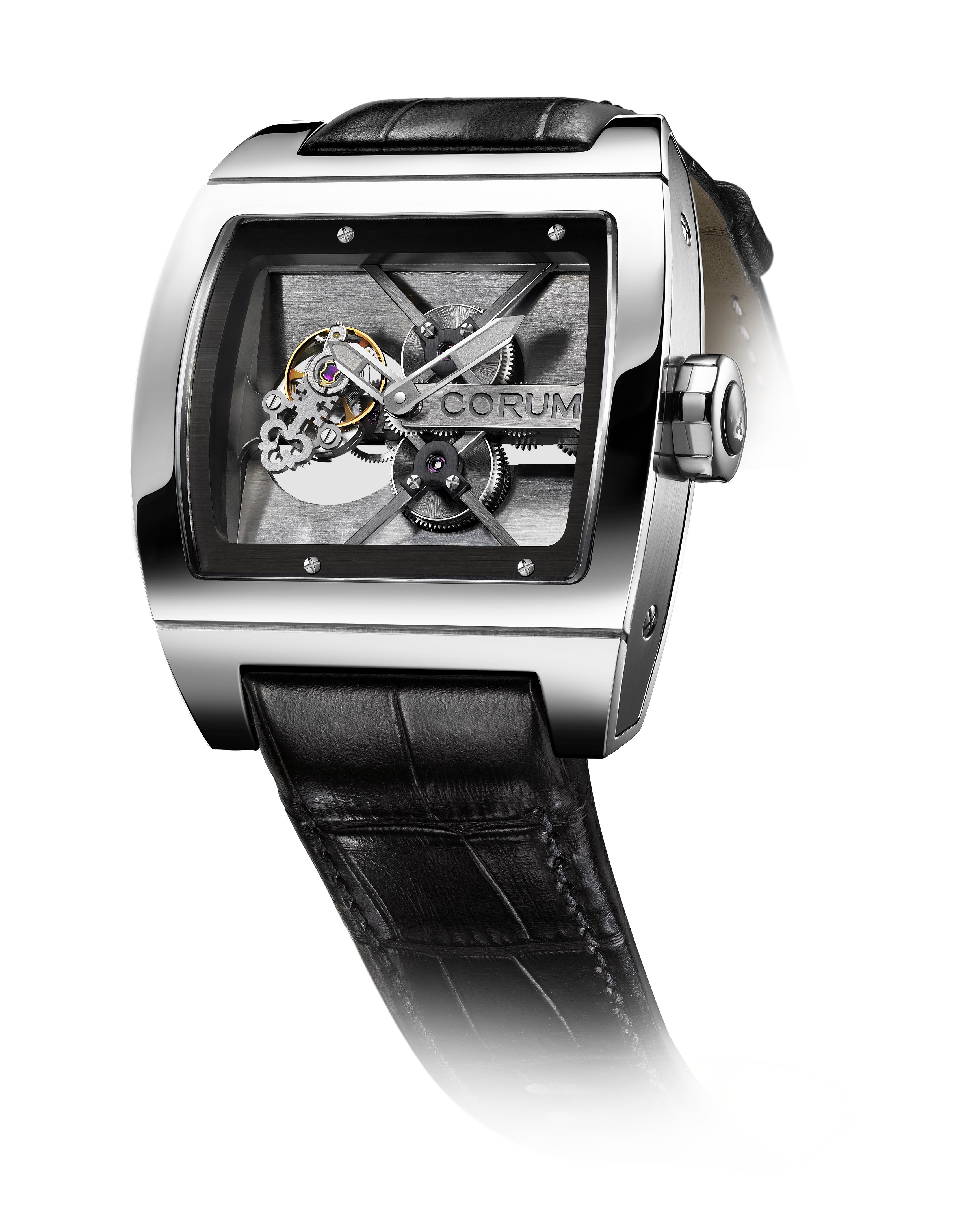 La Cote des Montres : La montre Corum Ti-Bridge Tourbillon, une Haute ...