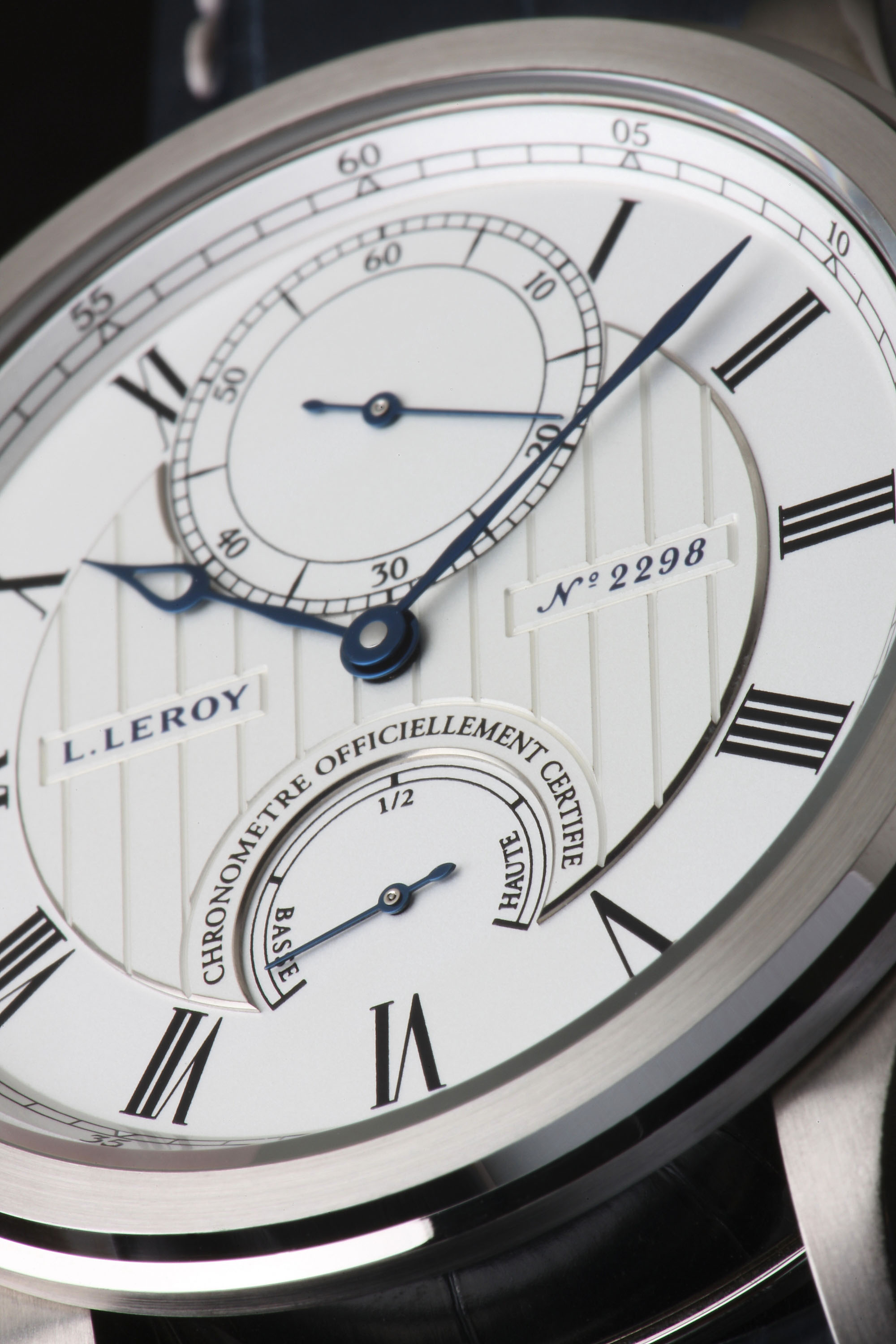 La Cote des Montres: Shooting of the L.Leroy Marine model large seconds ...
