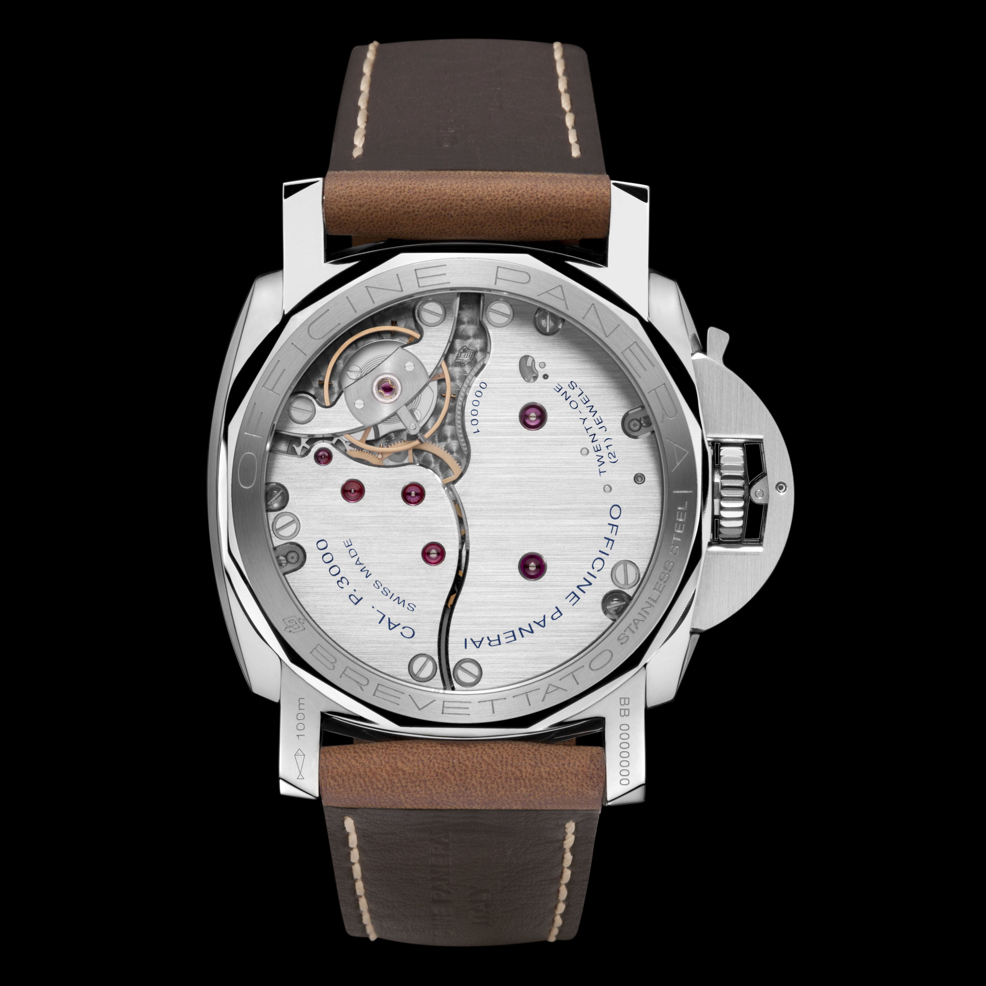 La Cote des Montres : La montre Panerai Luminor 1950 Left-Handed 3 Days ...
