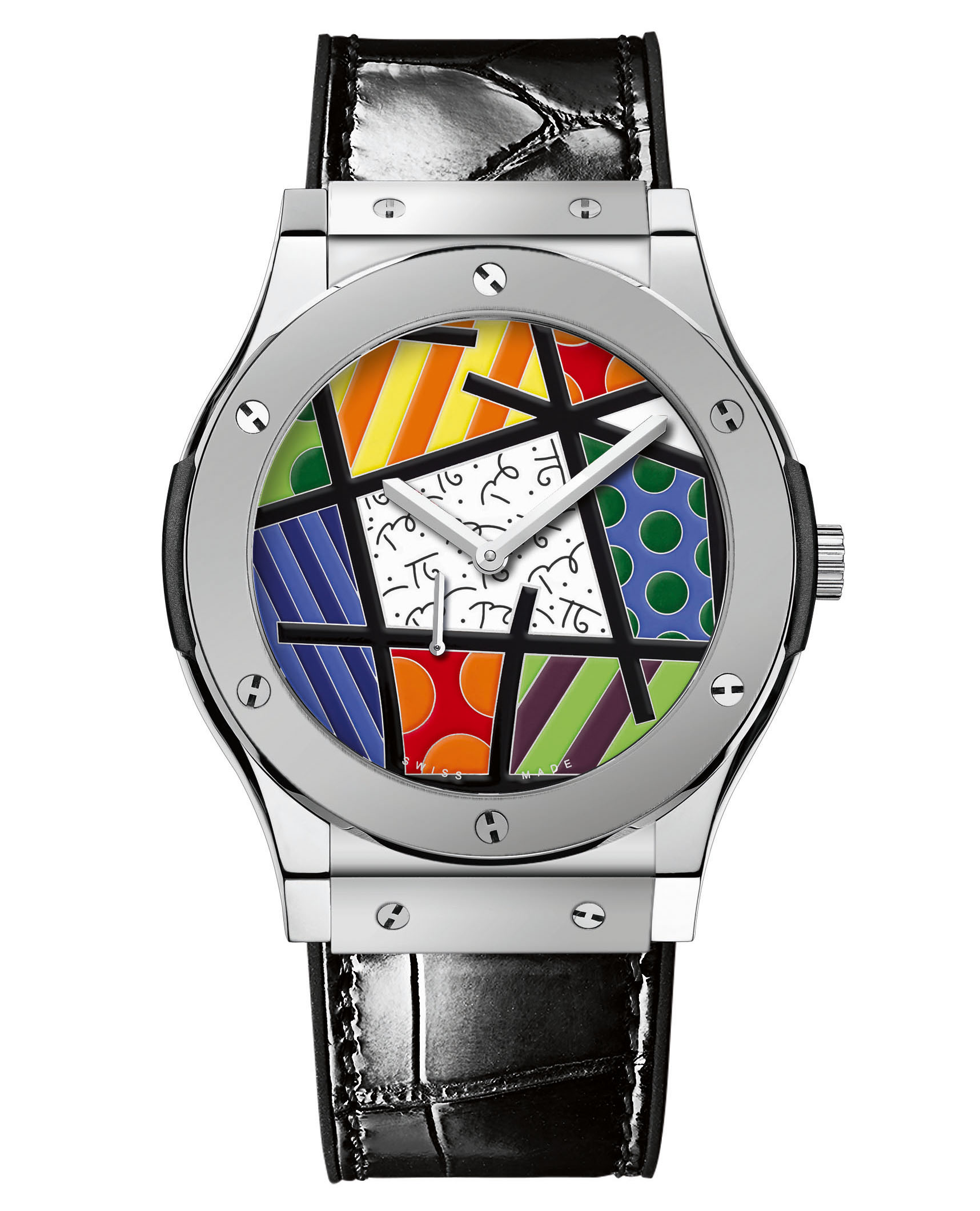 La Cote des Montres : La montre Hublot Classic Fusion Enamel Britto ...