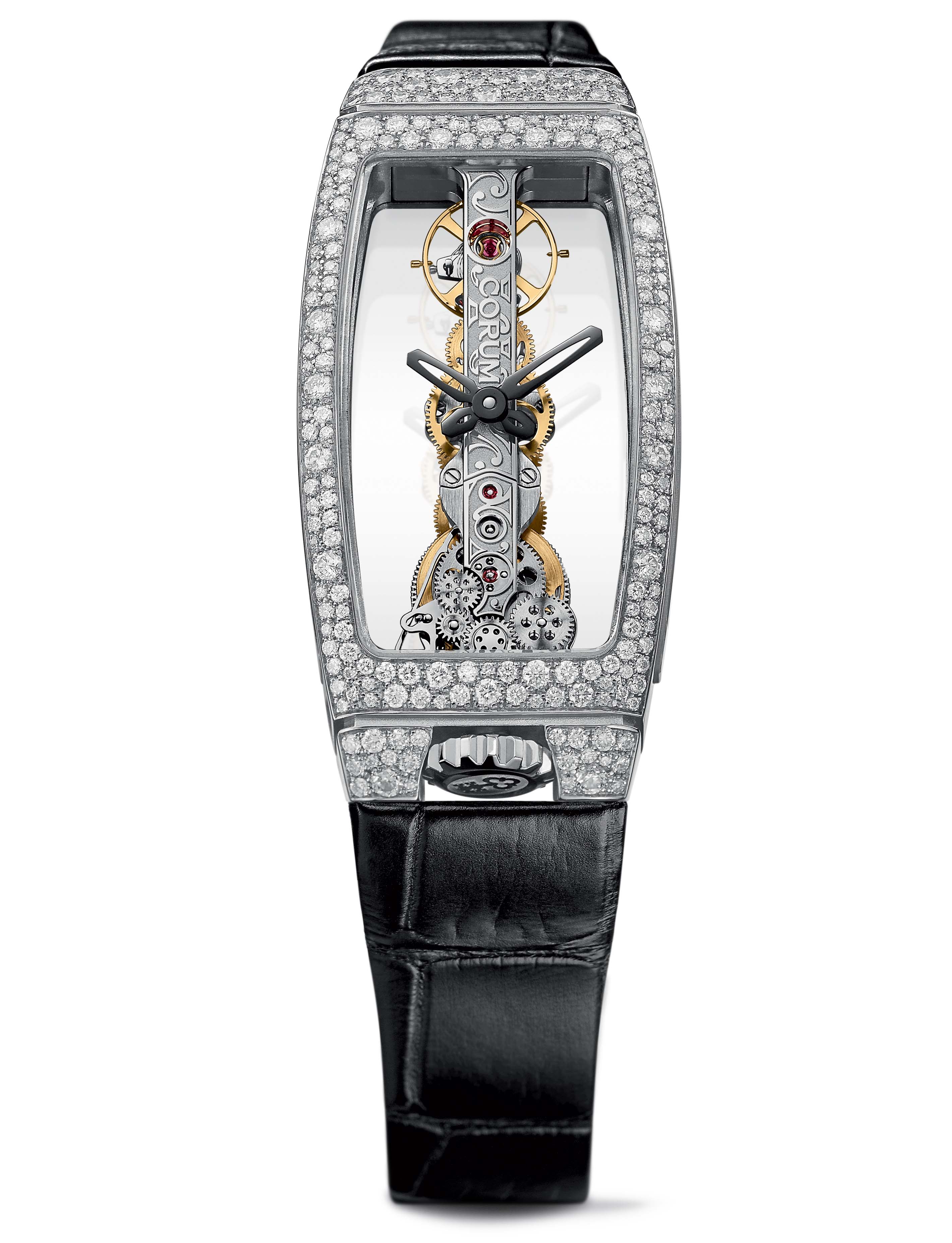 La Cote des Montres : Pour Noël, Corum met ses Golden Bridge sous la ...