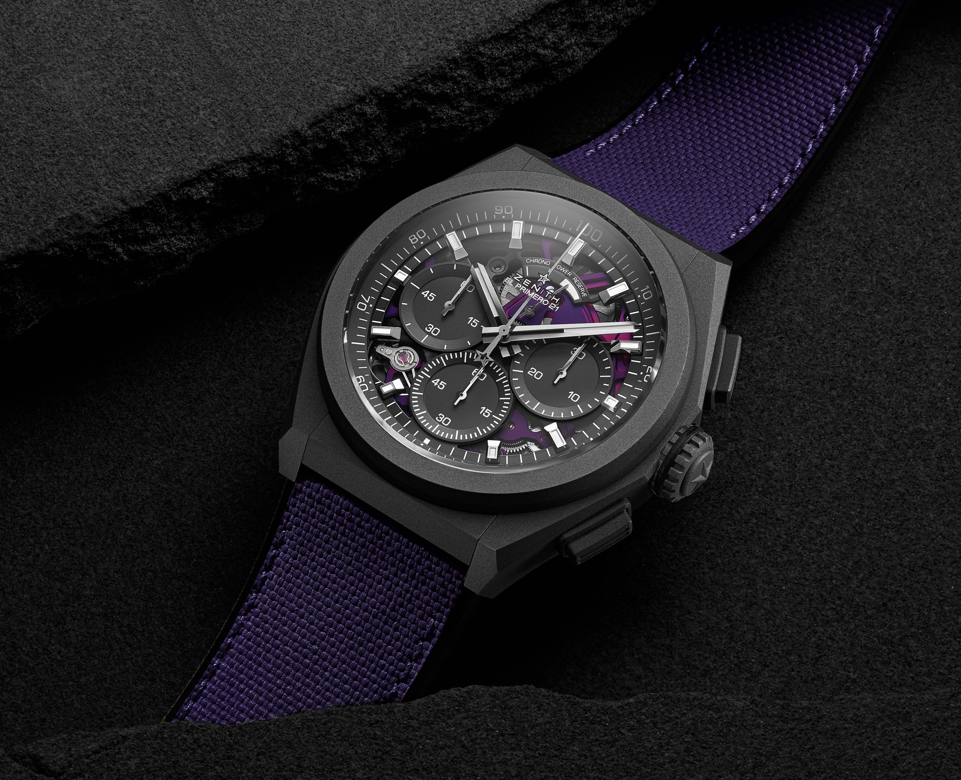 La Cote des Montres : La montre Zenith Defy 21 Ultraviolet - Zenith ...