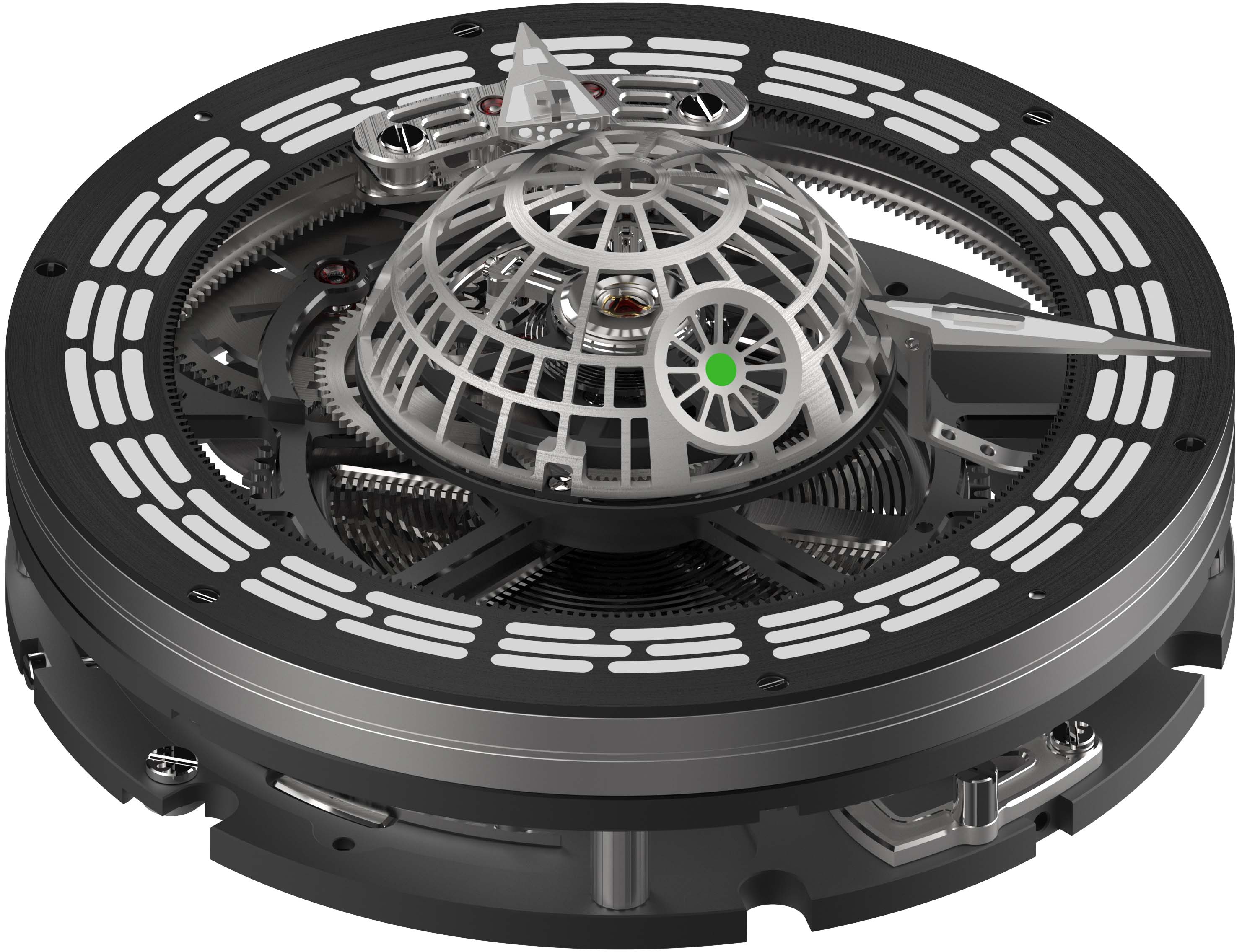La Cote des Montres: The Kross Studio Death Star Tourbillon watch - A ...