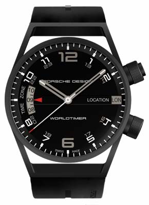 La Cote des Montres : Porsche Design Worldtimer P’6750 titane ou PVD ...