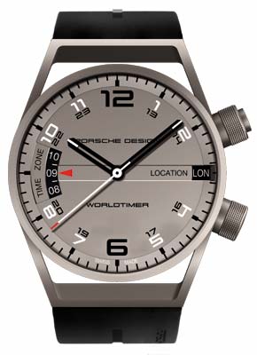 La Cote des Montres : Porsche Design Worldtimer P’6750 titane ou PVD ...