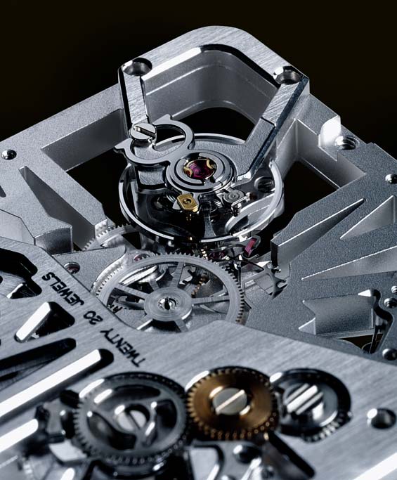 La Cote des Montres : La montre Cartier Santos 100 squelette avec ...