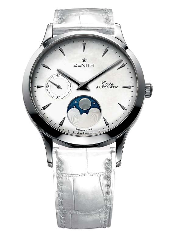 La Cote des Montres : La collection de montres Zenith Class Moonphase ...