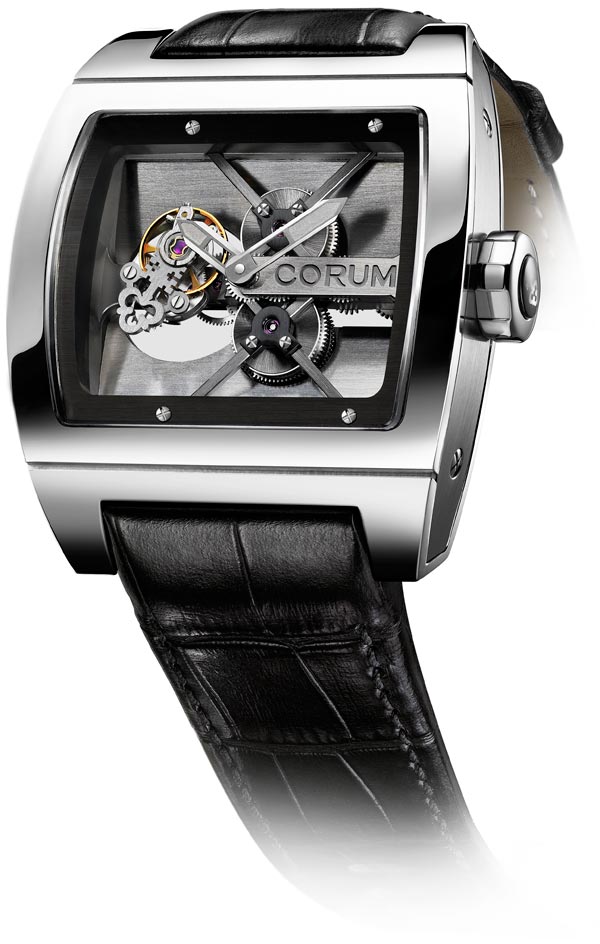 La Cote des Montres : La montre Corum Ti-Bridge Tourbillon, une Haute ...