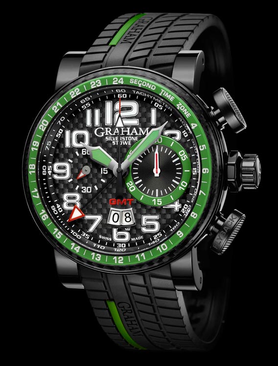 La Cote des Montres : La montre Graham Silverstone Stowe GMT Rouge ...