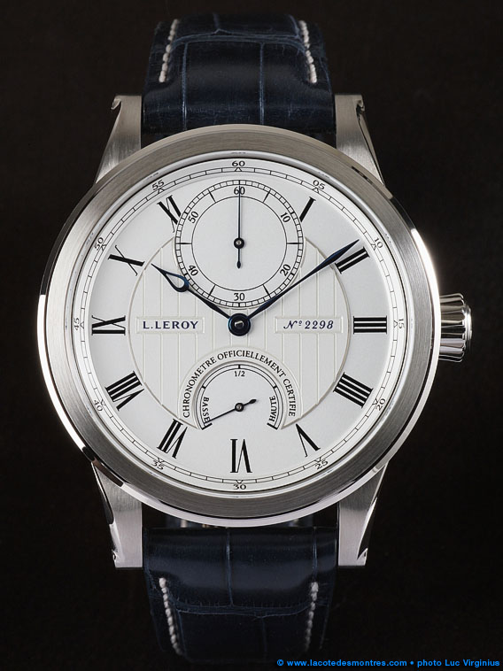 La Cote des Montres: Shooting of the L.Leroy Marine model large seconds ...