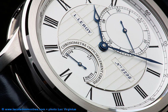 La Cote des Montres: Shooting of the L.Leroy Marine model large seconds ...