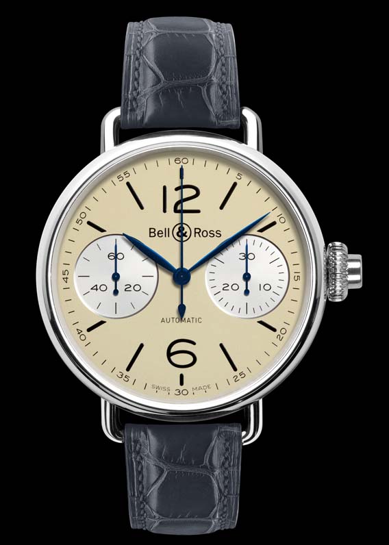 La Cote des Montres : La montre Bell & Ross Vintage WW1 Monopoussoir ...