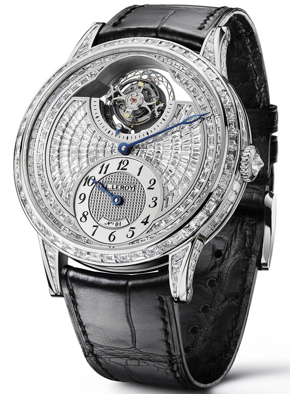 La Cote des Montres : L.Leroy Osmior Régulateur Tourbillon Squelette Or ...