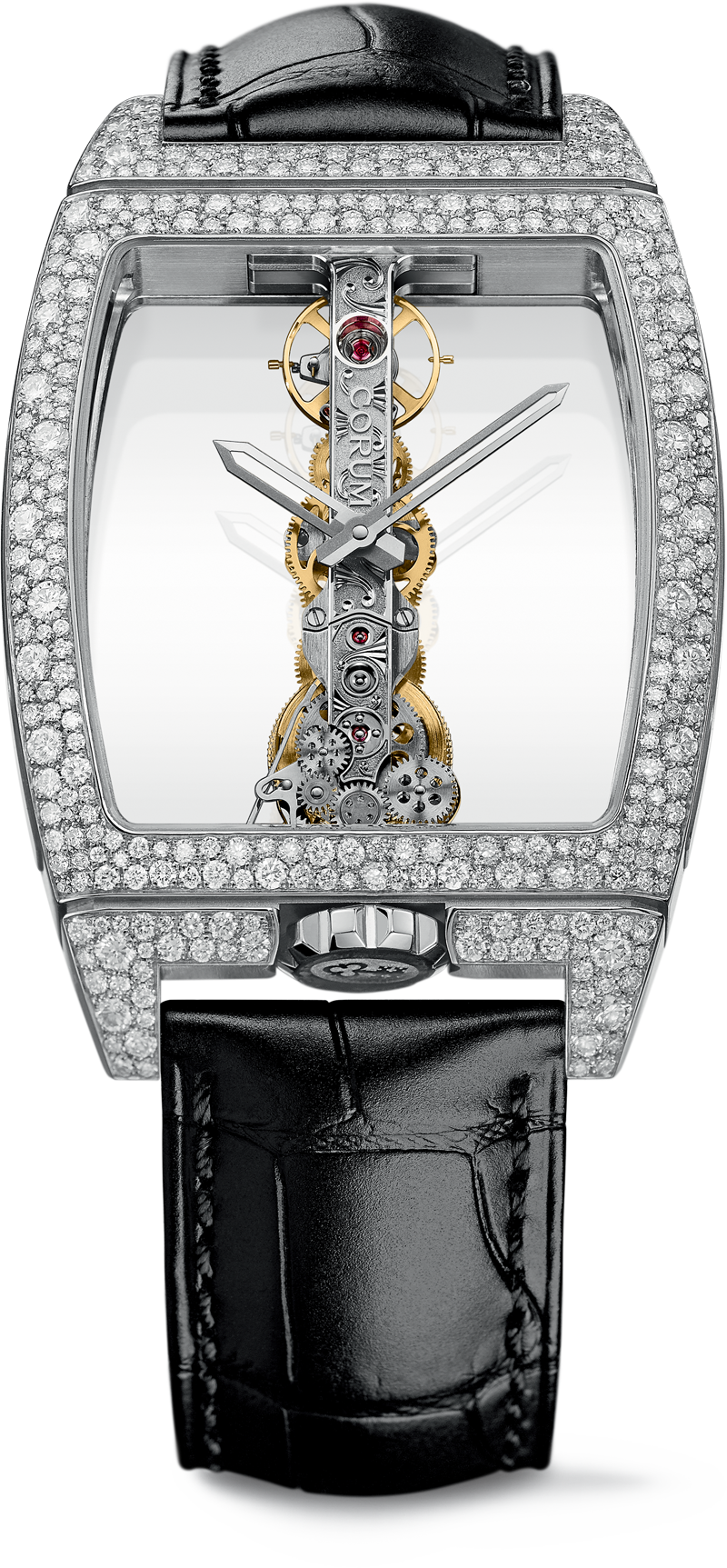 La Cote des Montres : Pour Noël, Corum met ses Golden Bridge sous la ...