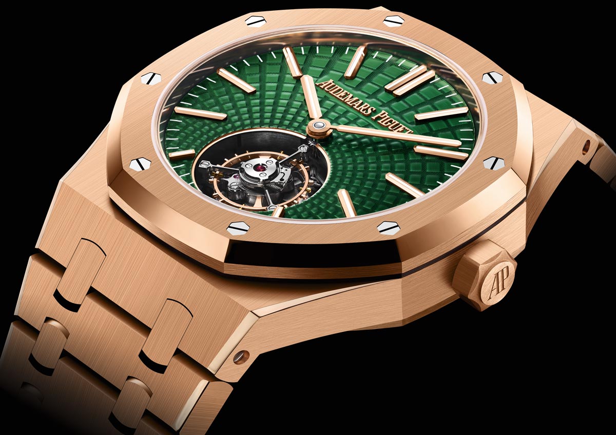 La Cote des Montres: Green hues for the Audemars Piguet Royal Oak ...