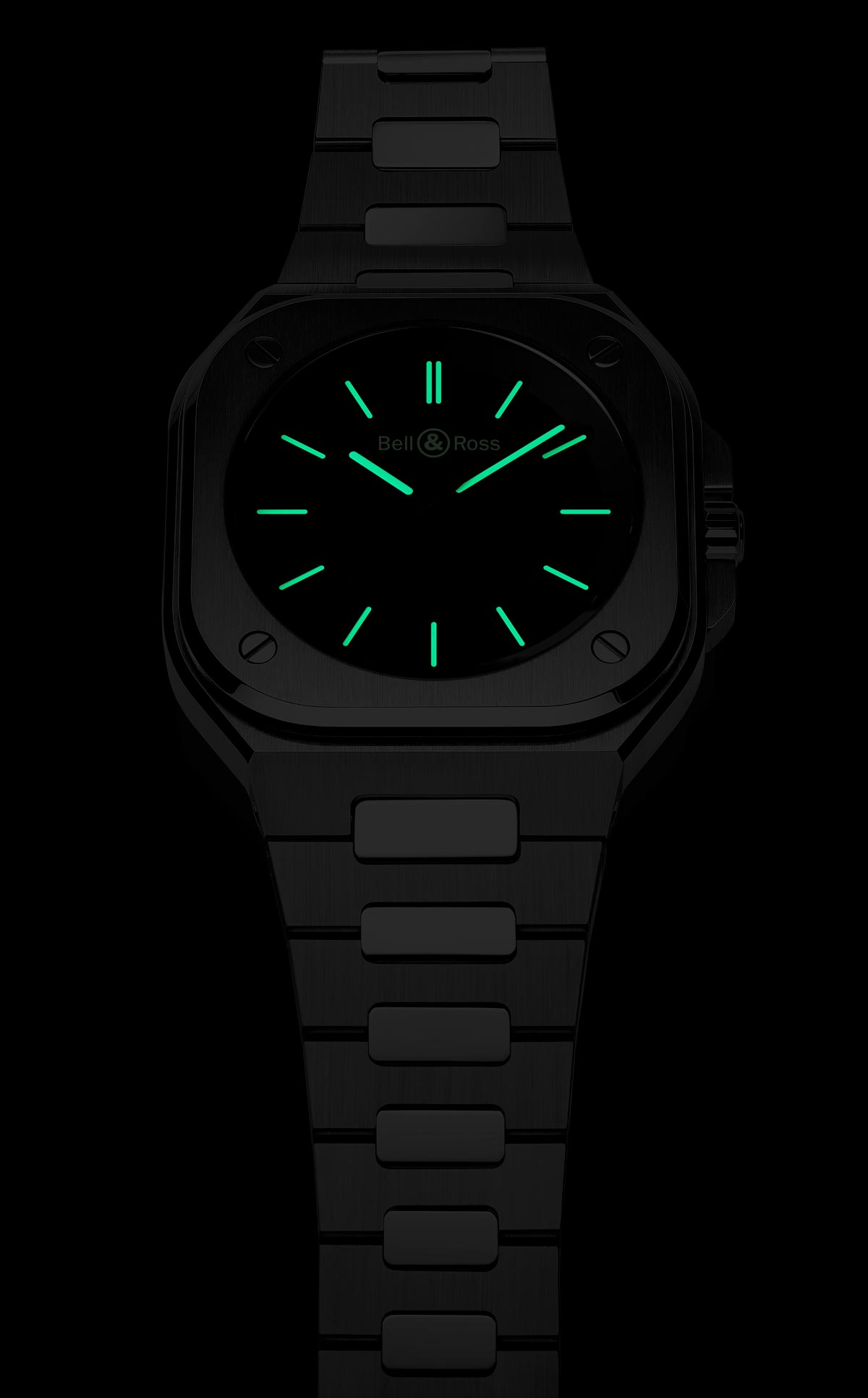 La Cote des Montres: The Bell & Ross BR 05 Skeleton LightLum watch - An ...