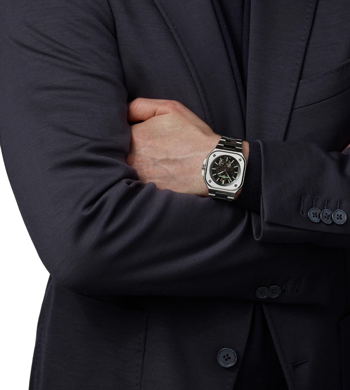 La Cote des Montres : La montre Bell & Ross BR 05 Skeleton LightLum ...