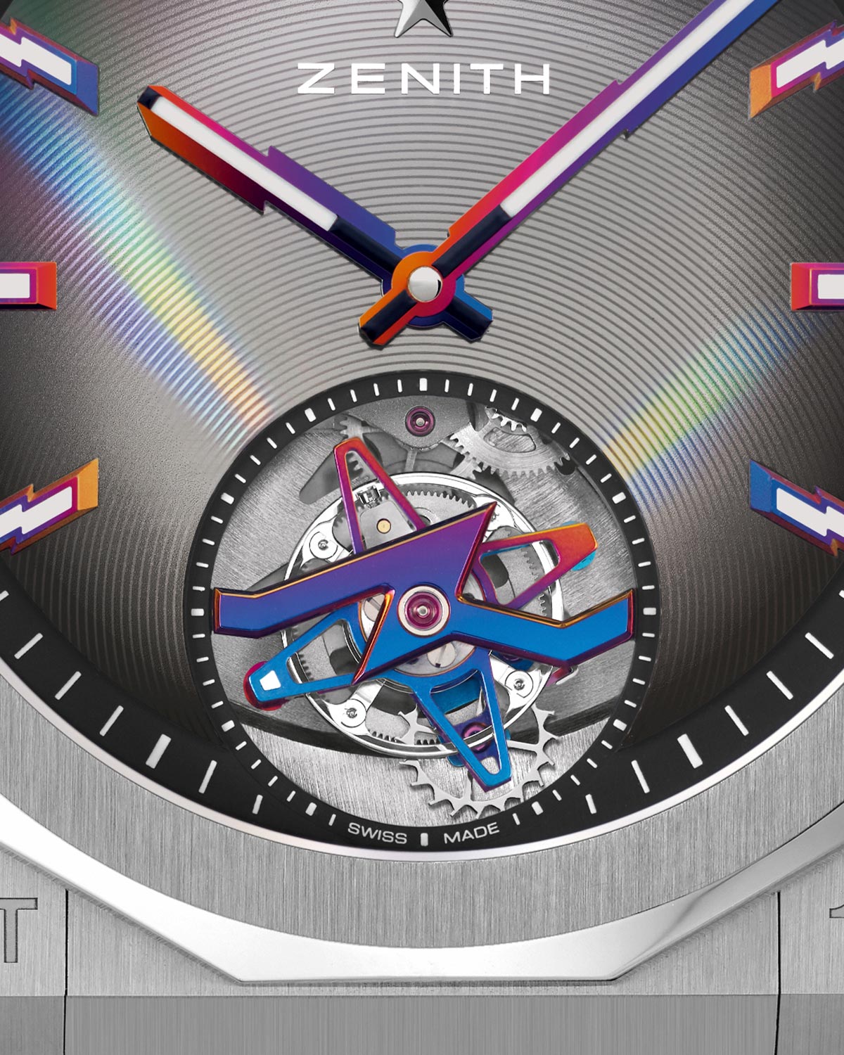 La Cote des Montres : La montre Zenith × Felipe Pantone Defy Skyline ...