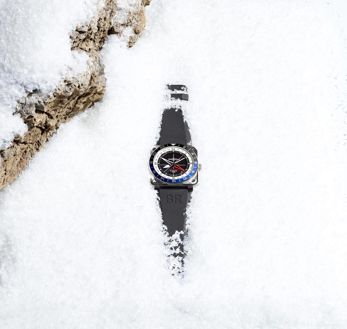 La Cote des Montres: The Bell & Ross BR-03 GMT Compass watch - The ...