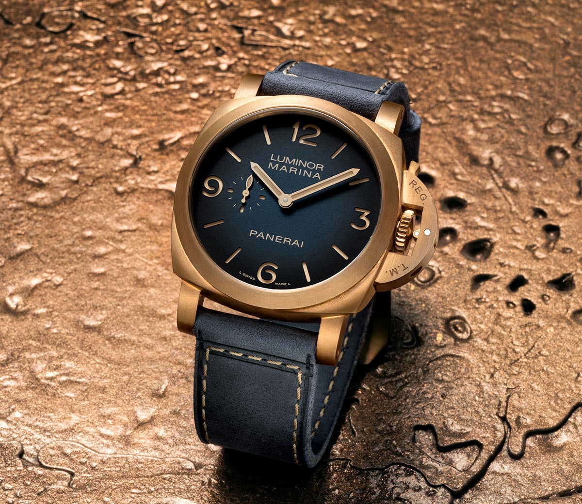 La Cote des Montres: The Panerai Luminor Marina Bronzo watch - Panerai ...