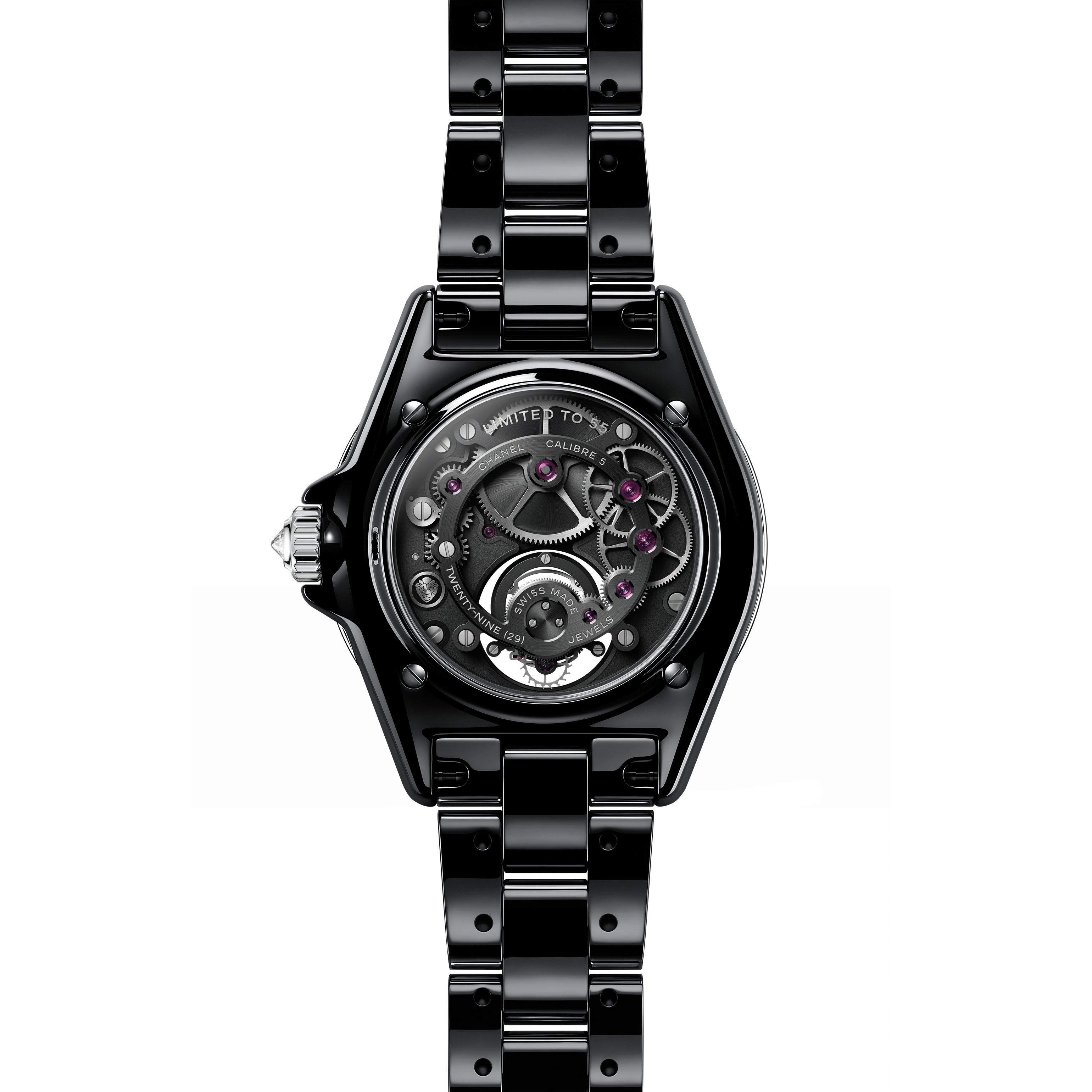 La Cote des Montres : Prix du neuf et tarif de la montre Chanel - Montre J12 Tourbillon Diamant ...